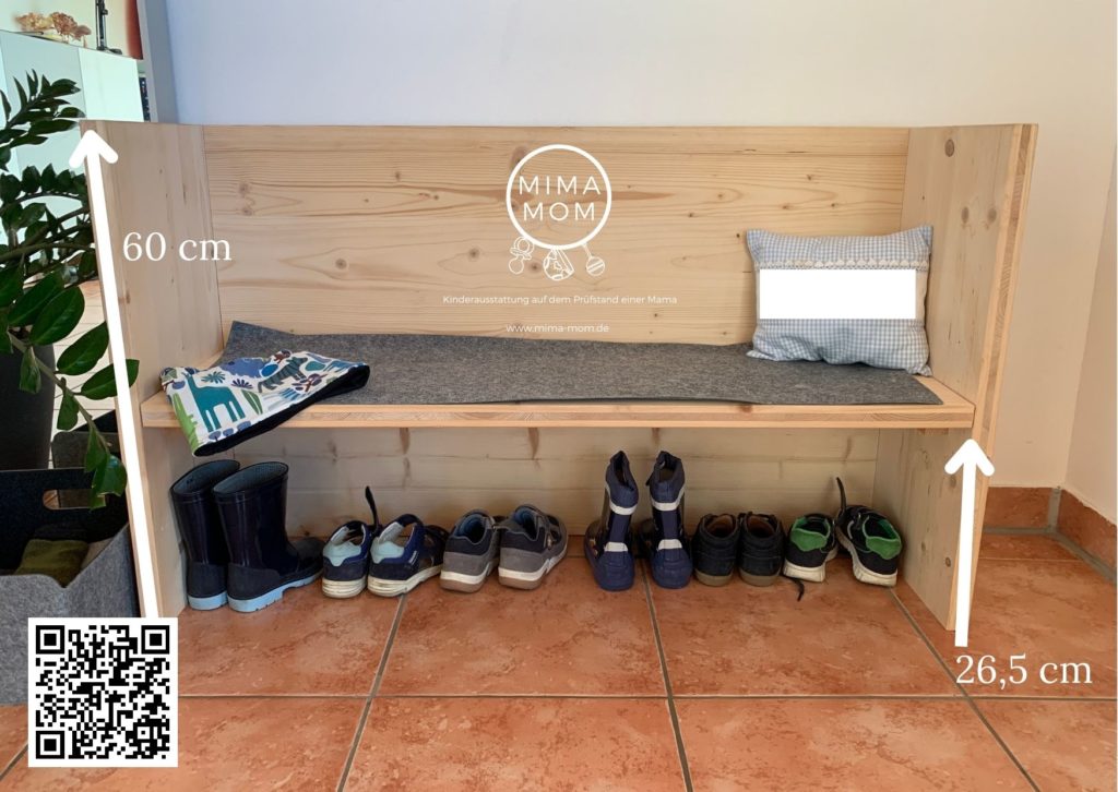 Kindergarderobe aus Holz - MiMa-Mom